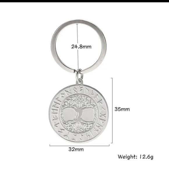 Accessories | 2 Tree Of Life Viking Runes Keychain New 2 With Any 1 ...